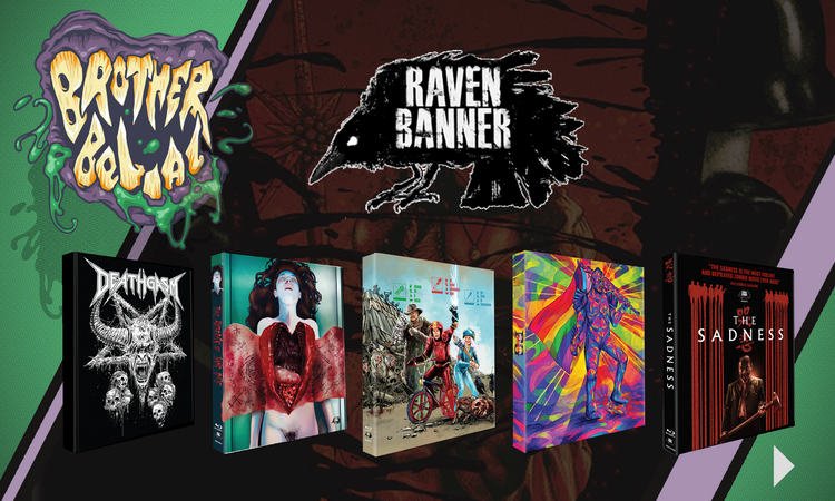 Brother Belial Horror/Cult Mediabooks, Hardboxes, Blu-Rays and DVD's